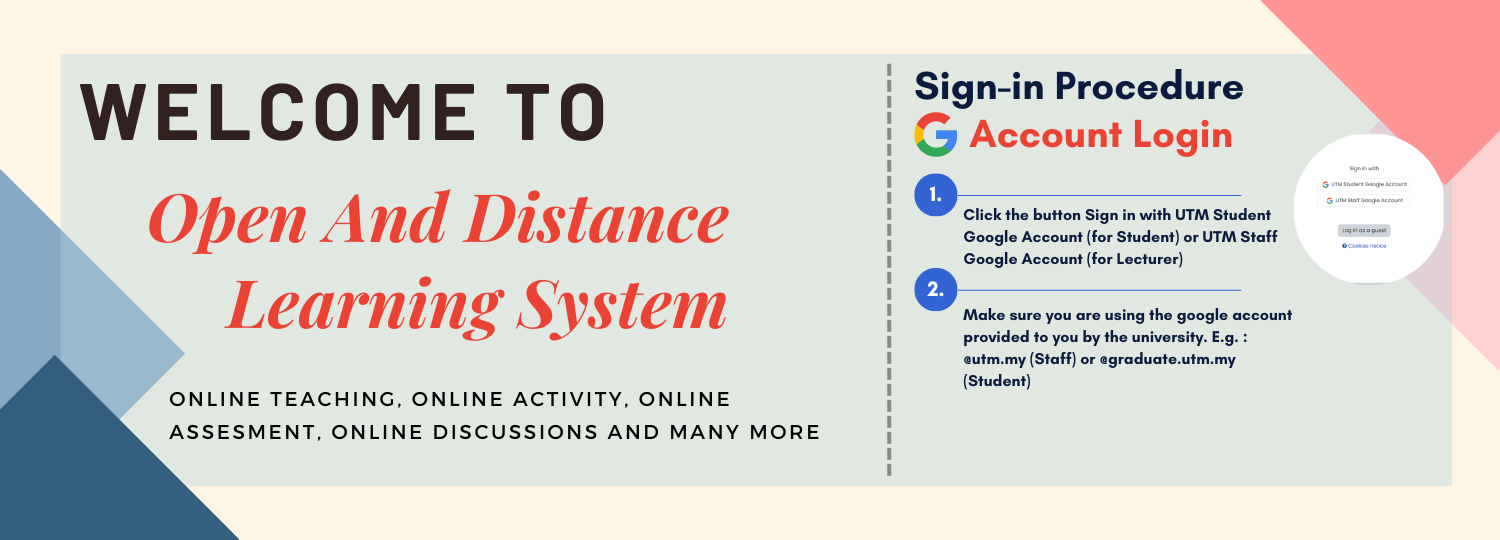 UTM Open & Distance Learning